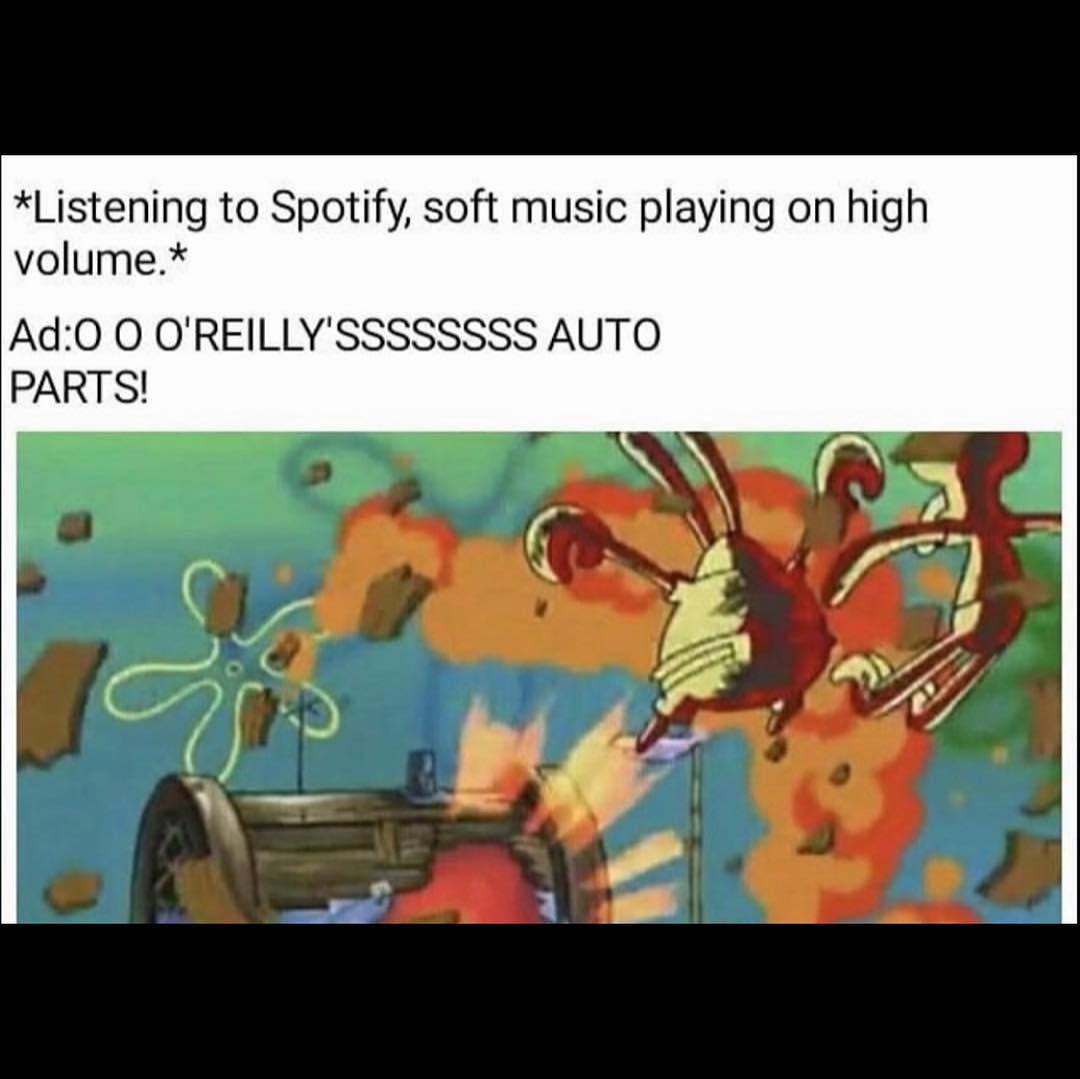 Listening To Spotify Soft Music Playing On High Volume Ad O O O Listening To Spotify Soft Music Playing On High Volume Ad O O O