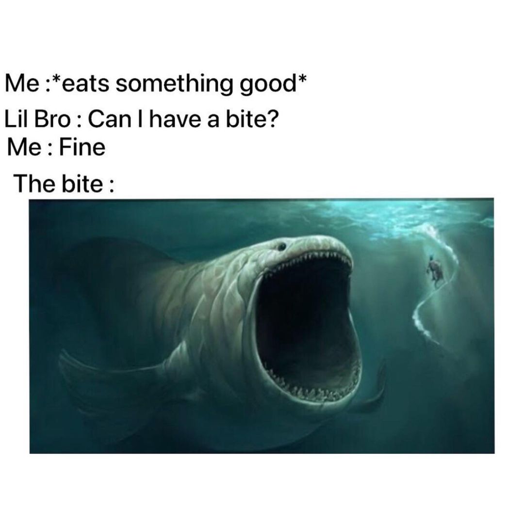 Me Eats Something Good Lil Bro Can I Have A Bite Me Fine The Me Eats Something Good Lil Bro Can I Have A Bite Me Fine The