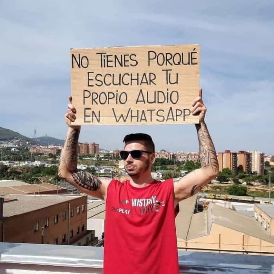 No Tienes Porqu Escuchar Tu Propio Audio En WhatsApp Memes No Tienes Porqu Escuchar Tu Propio Audio En WhatsApp Memes