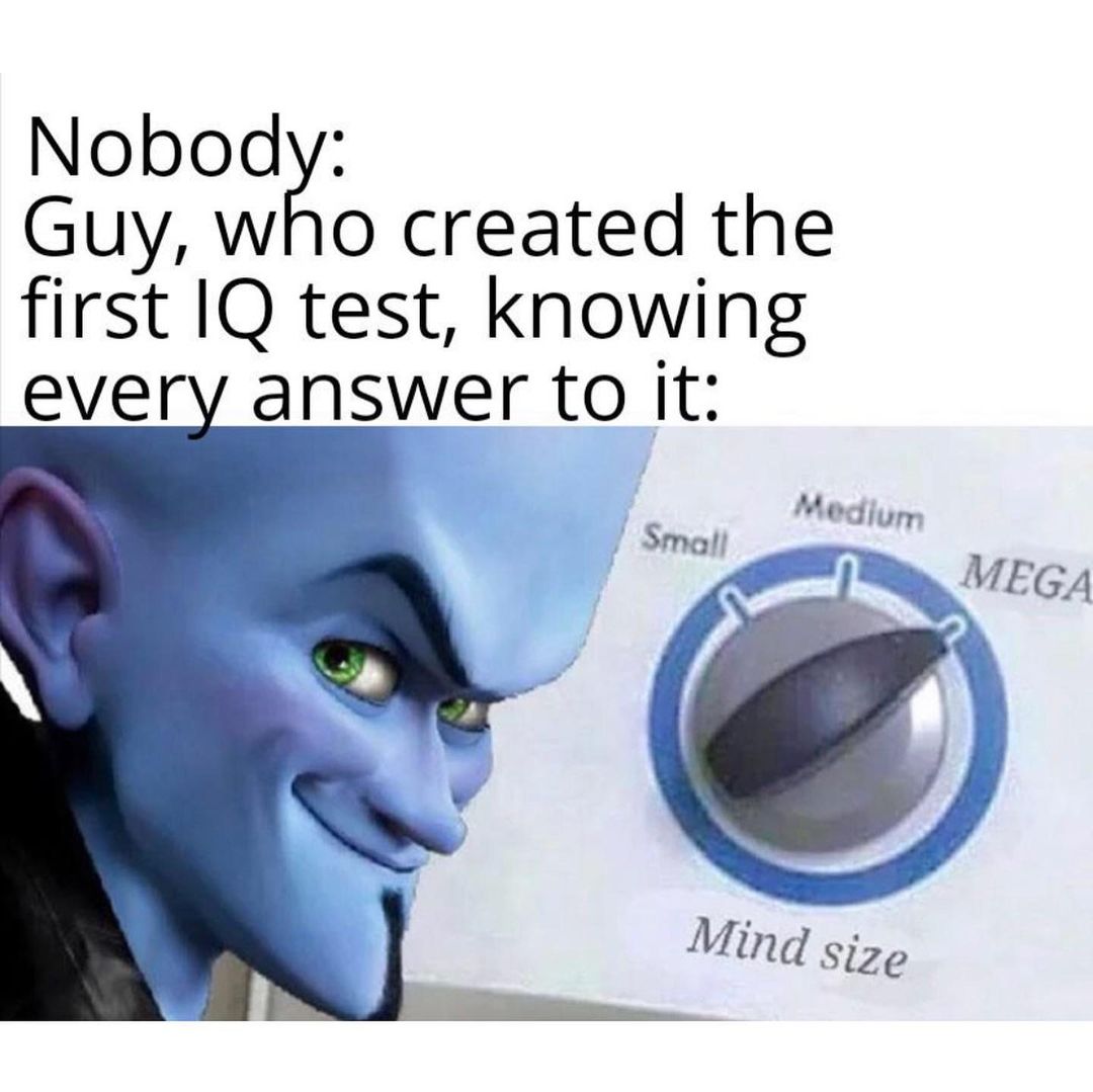 Nobody Guy Who Created The First IQ Test Knowing Every Answer To It 