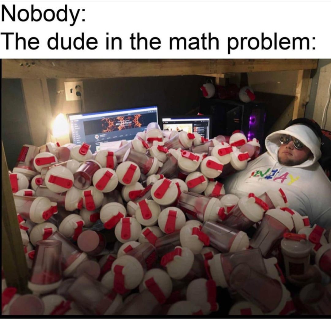 Nobody The Dude In The Math Problem Funny