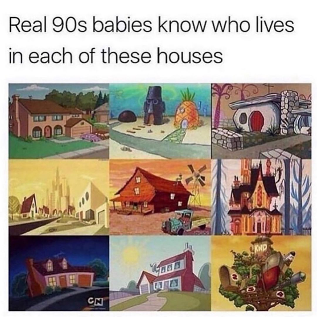 Real 90s Babies Know Who Lives In Each Of These Houses Funny Real 90s Babies Know Who Lives In Each Of These Houses Funny