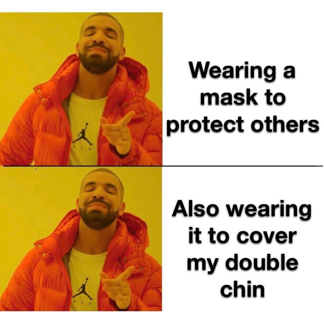 Wearing A Mask To Protect Others Also Wearing It To Cover My Double